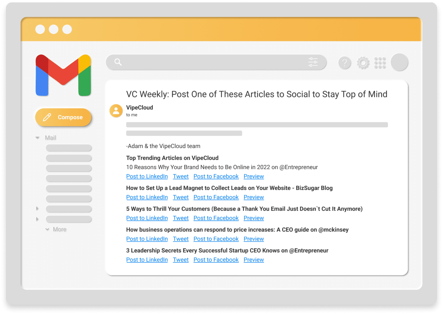Social Sharing | VipeCloud