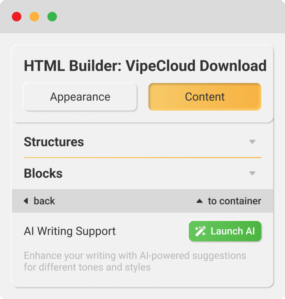 AI Content Generator | VipeCloud